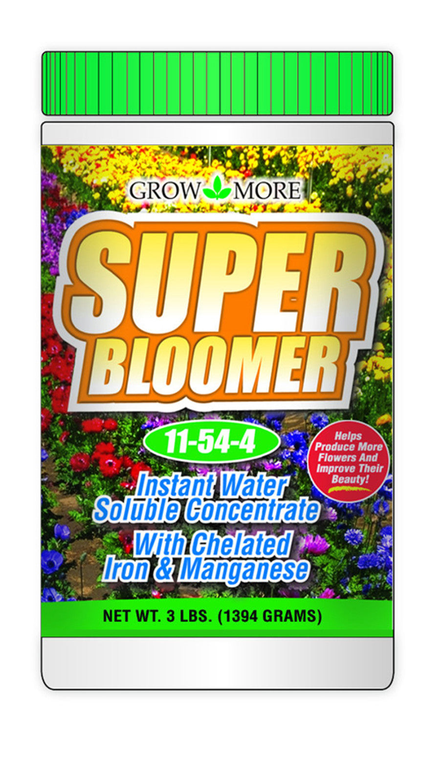 Grow More Super Bloomer Water Soluble Fertilizer Concentrate 15-30-15-
