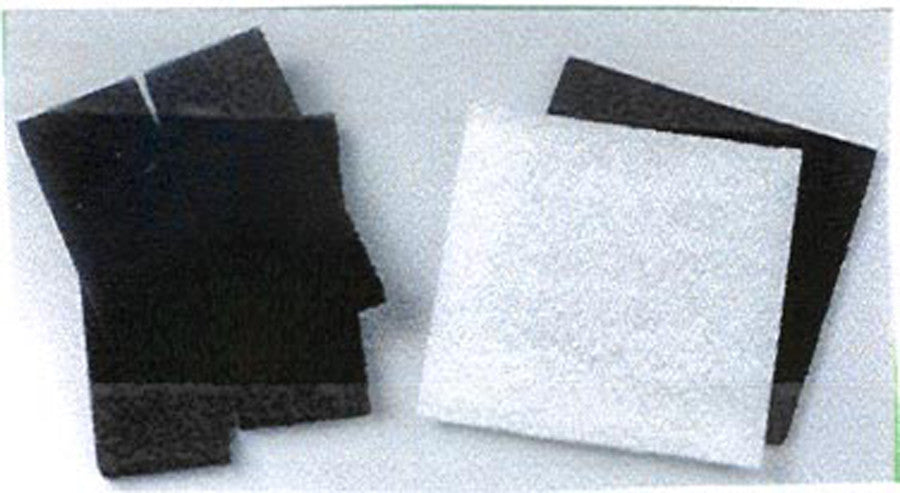 Danner Pondmaster Replacement Pads Filter Media-Carbon & Coarse, Black