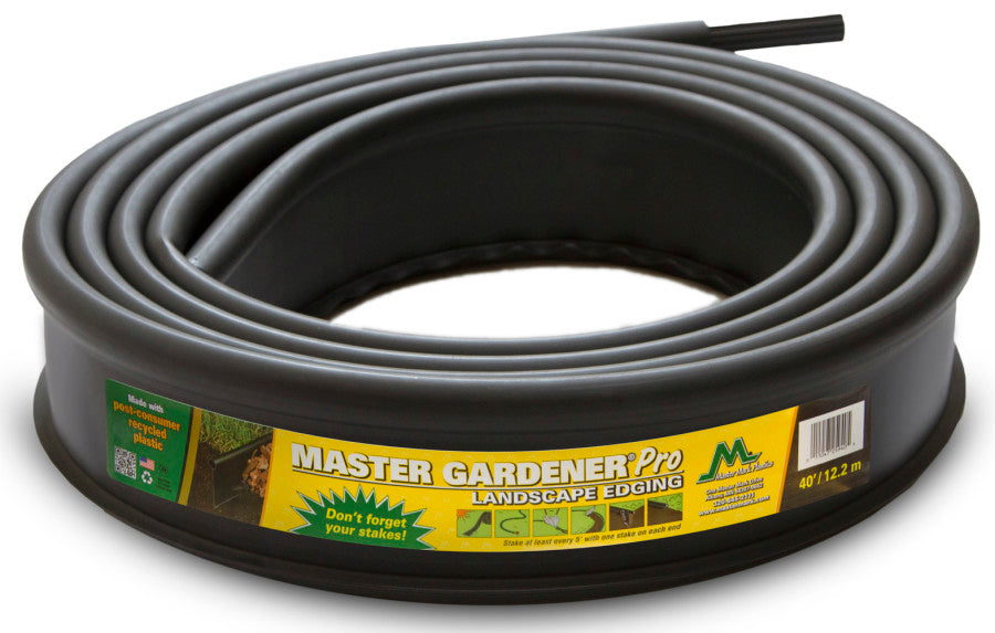 Master Mark Master Gardener Pro Contractor Landscape Edging-Black, 40