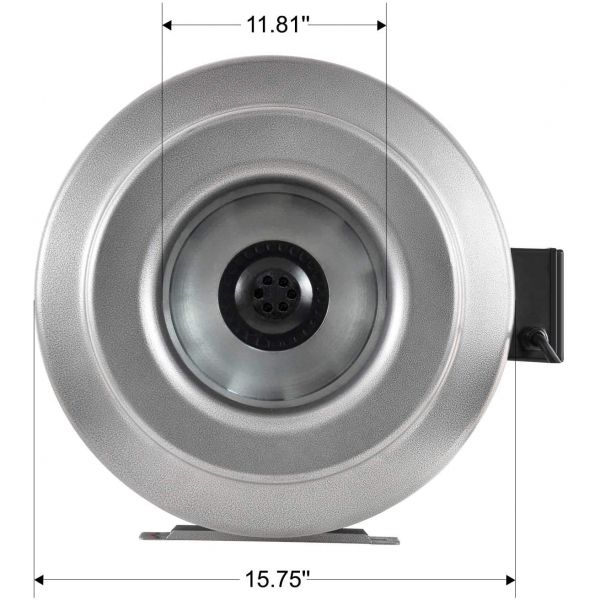 iPower 12 Inch 1060 CFM Duct Inline Fan Vent Blower for HVAC Exhaust a