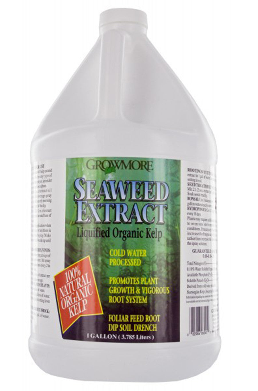 Grow More Seaweed Extract Natural Organic Kelp Liquid 0.10-0.10-0.15-1