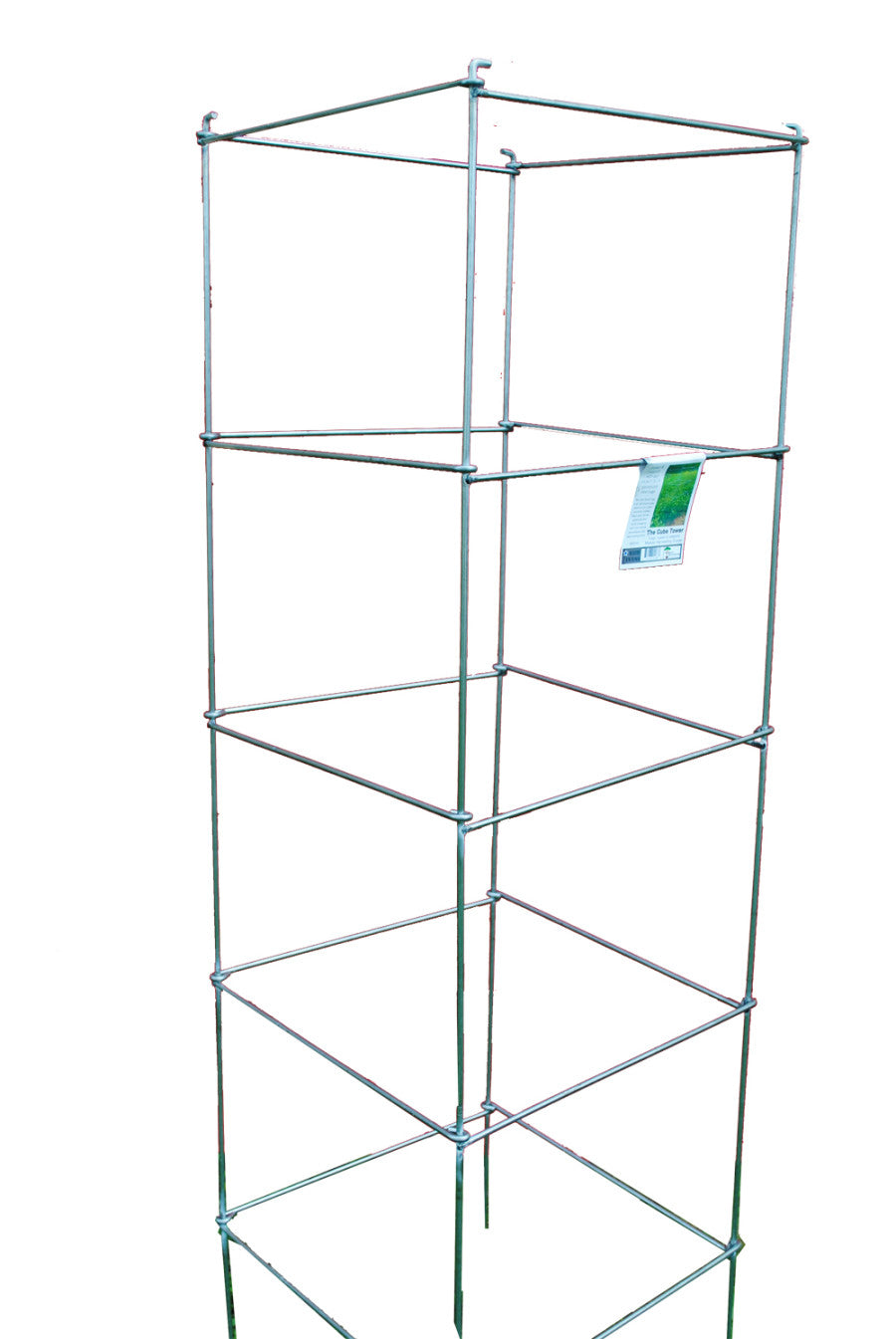 Midwest Wire Works Collapsible Square Cage 4-Leg Heavy-Duty-Galvanized