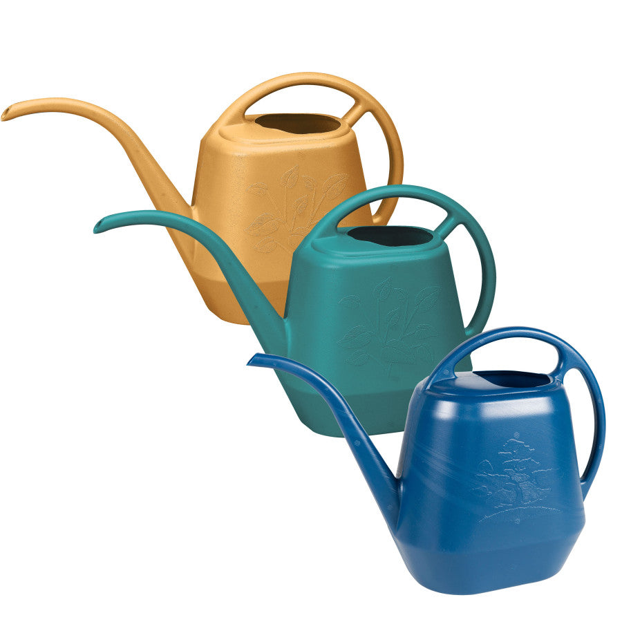 Bloem Aqua Rite Watering Can-Earthy Yellow/Bermuda Teal/Deep Sea, 56 o